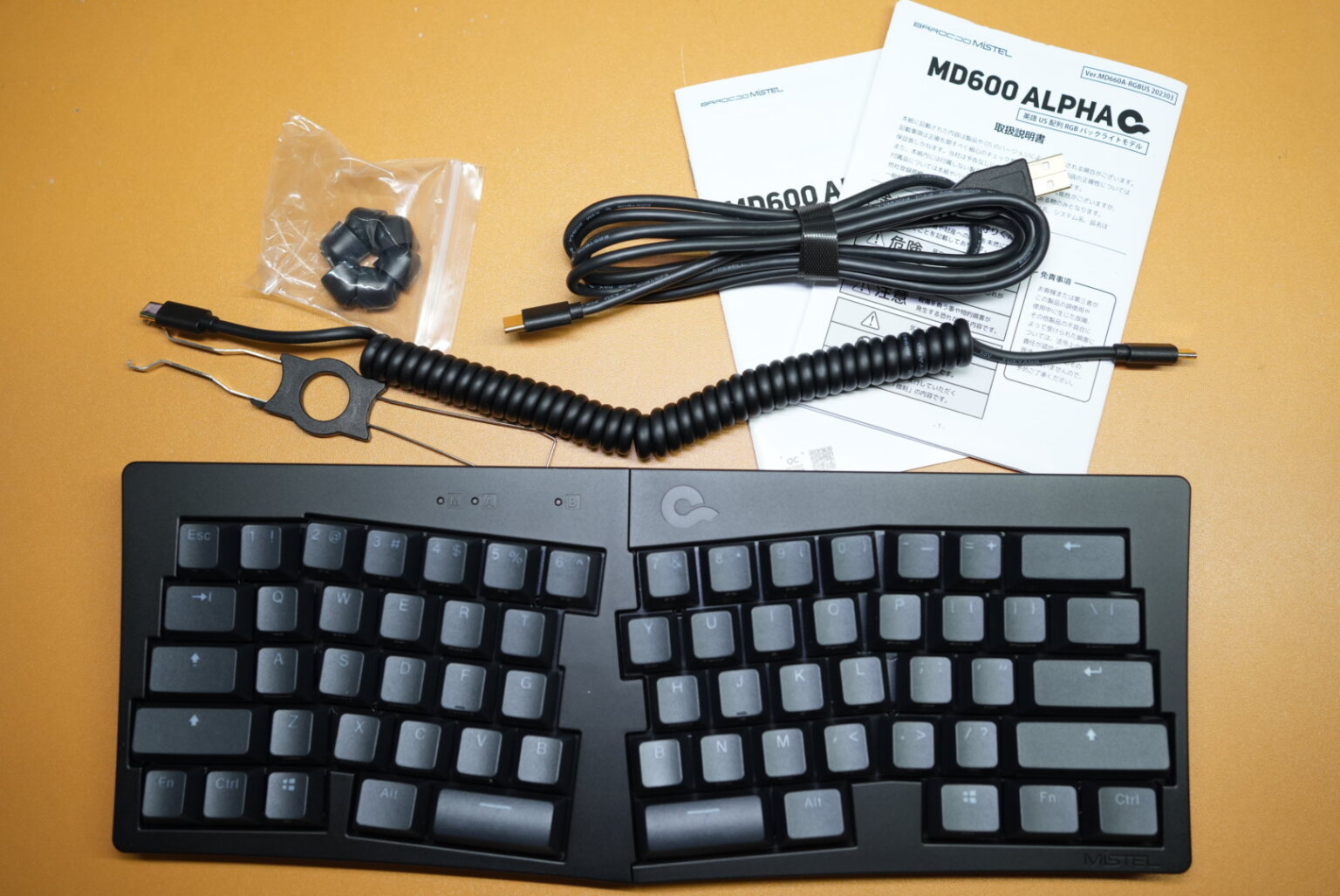 【レビュー】Alice配列の分離キーボードMistel Barocco MD600 Alpha | しょたすてーしょん
